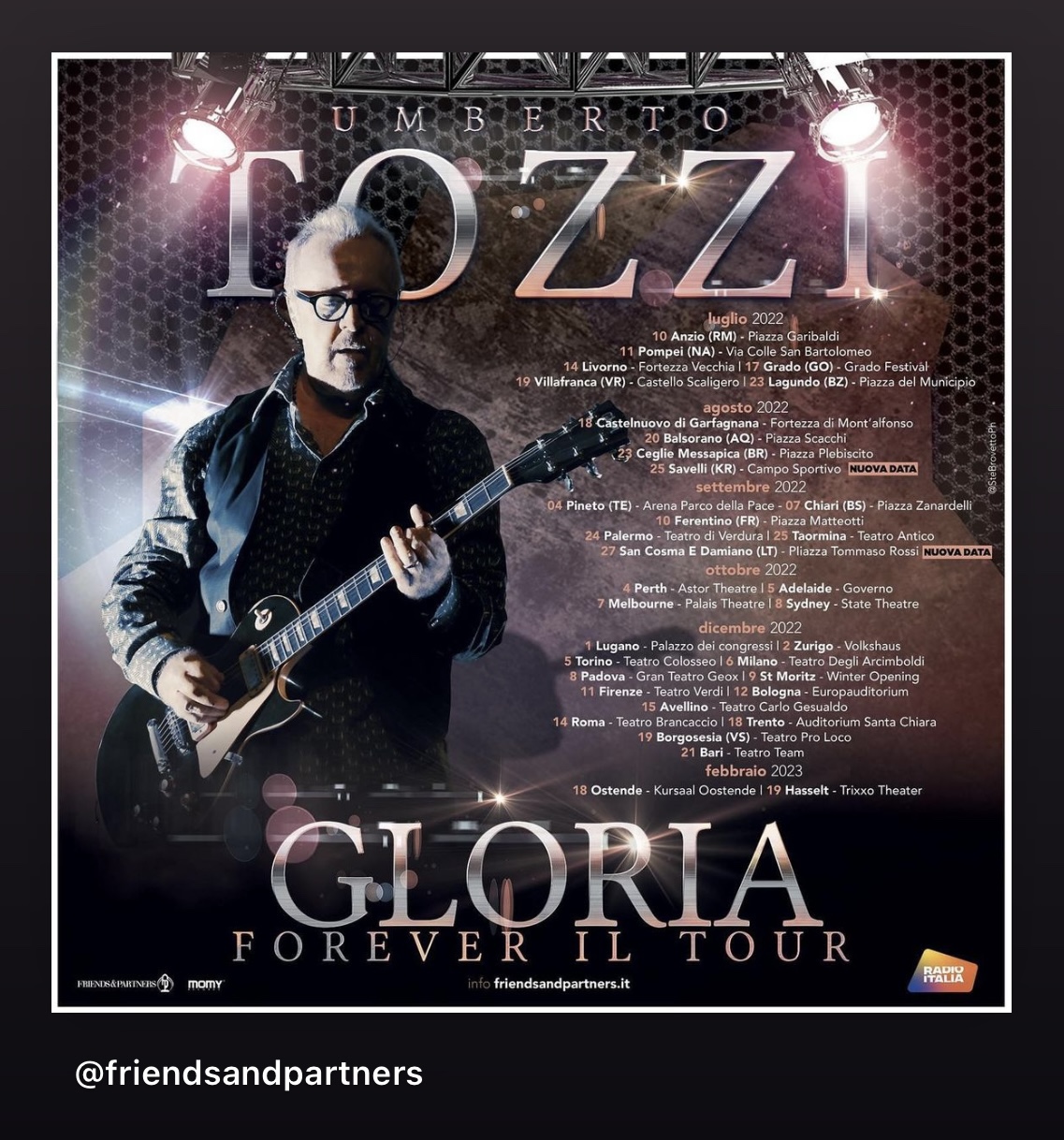 Nuove date! – TUTTO SU TOZZI – UMBERTO TOZZI FAN'S BLOG