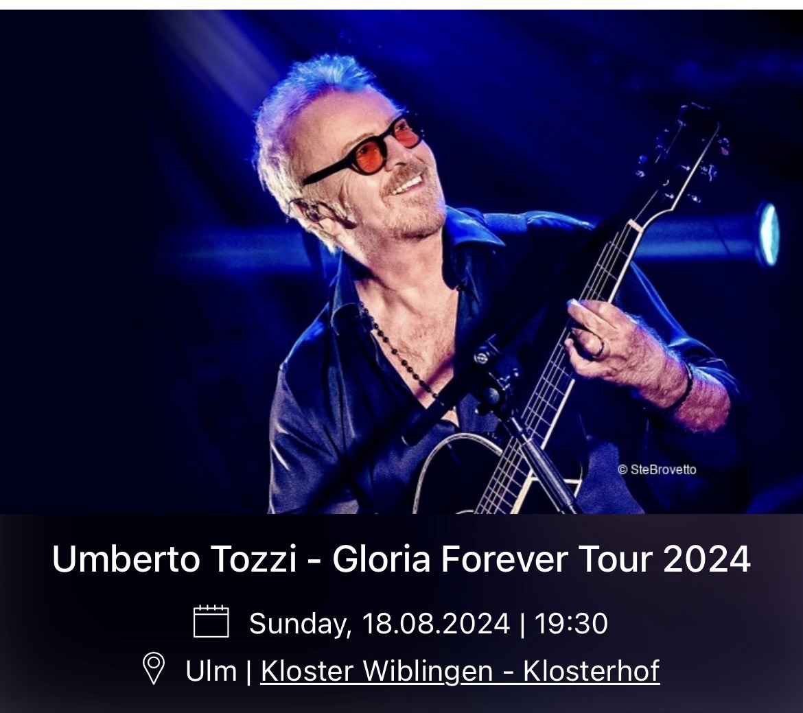 Save the date! – TUTTO SU TOZZI – UMBERTO TOZZI FAN'S BLOG