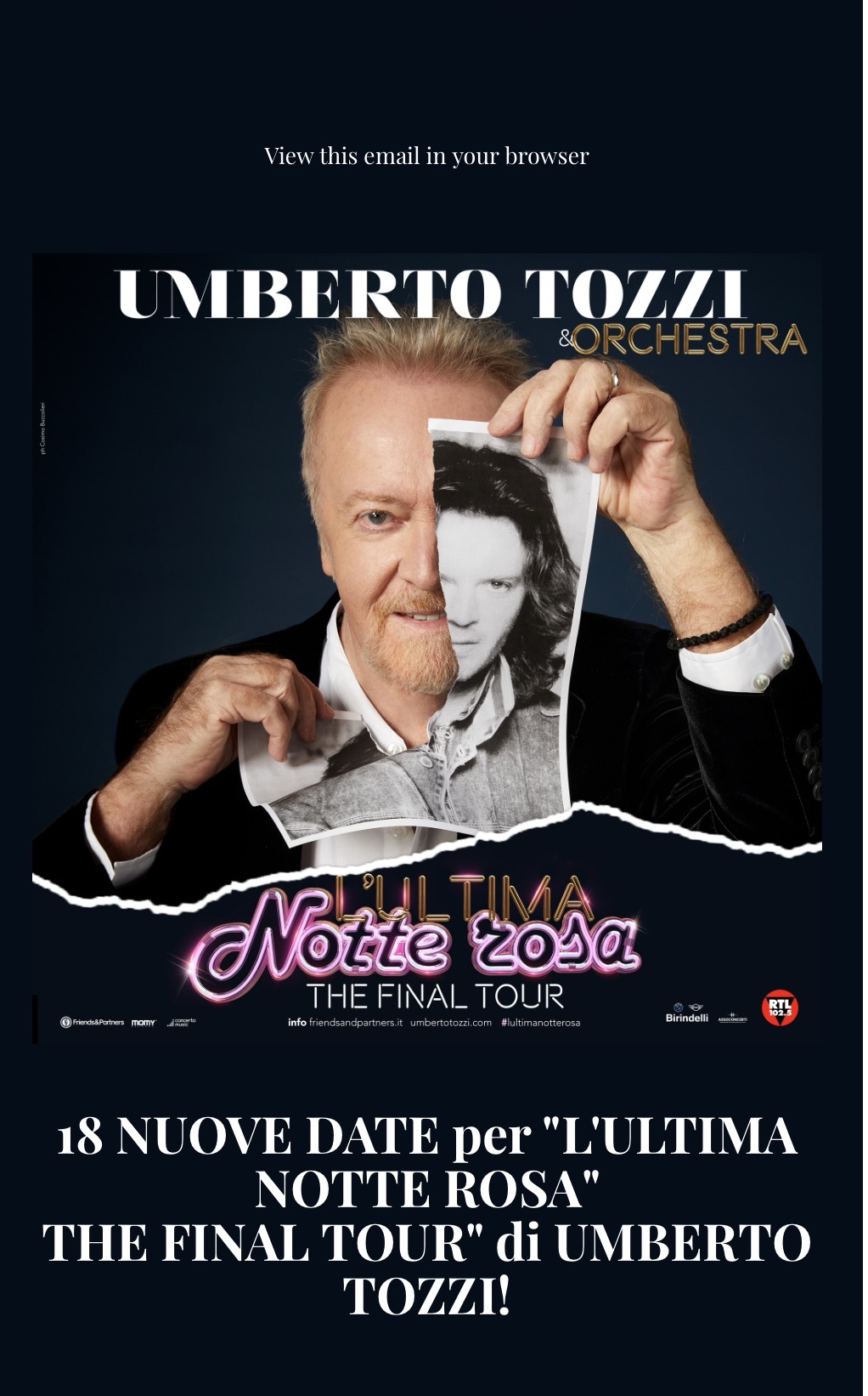 2025.04.04 Como – TUTTO SU TOZZI – UMBERTO TOZZI FAN'S BLOG